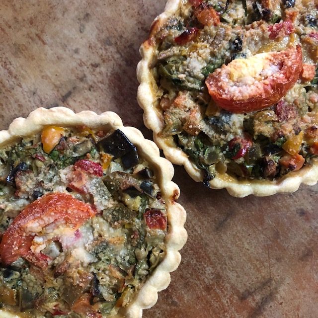 Mediterranean Vegetable Tart - Sagewood Cafe