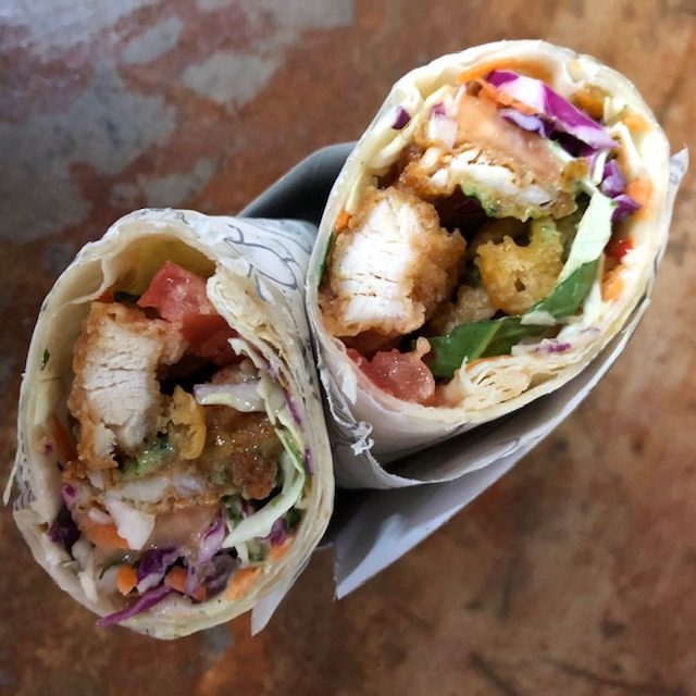 Crispy Chicken & Sweet Chilli Wrap - Sagewood Cafe